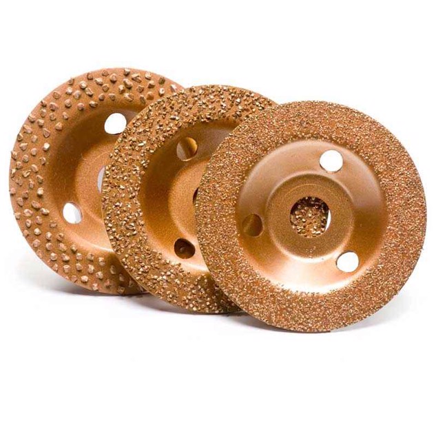 Carbide slibeskive korn 60 til betonsliber og vinkelsliber.